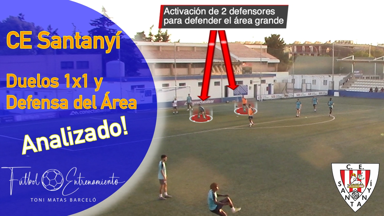 Mejora la Defensa del Área y los Duelos 1×1. Ejercicio de Entrenamiento ...